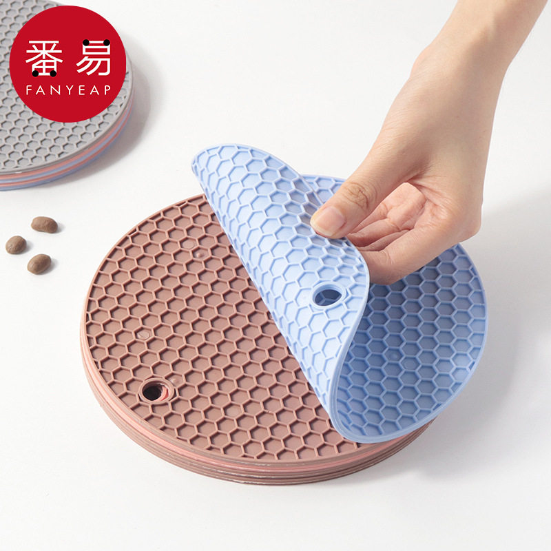 隔热垫/硅胶A1pn001-餐桌防烫家用杯垫餐桌垫保温杯垫餐垫砂锅垫