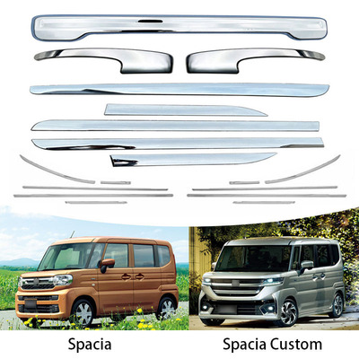 适用于23-24款铃木Spacia Spacia Custom 门边条下车窗后备箱饰条
