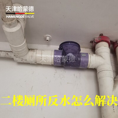 一楼二楼厕所反水怎么解决安装哈蒙德防反水止回阀止逆阀专用装置