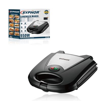 SYPHOR Sandwich Maker跨境小家电加热三明治机条形盘现货
