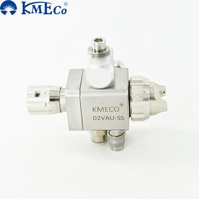 KMECO斯铂润02VAU二流体雾化喷嘴粘度液体溶剂雾化加湿喷涂降尘