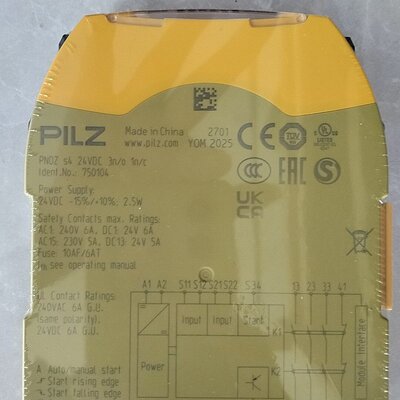 议价安全继电器PNOZ s4 75010PNOZ s3 750103PNOZ s5 750105