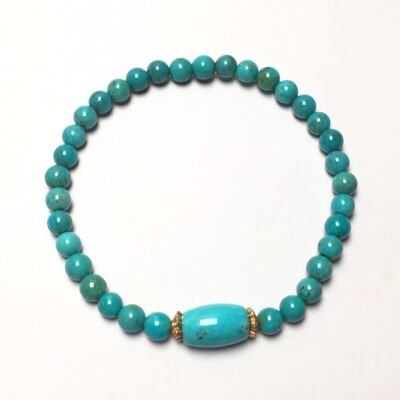 【烈儿宝贝】绿松石圆珠手串（多样性发其一）SCT6041622