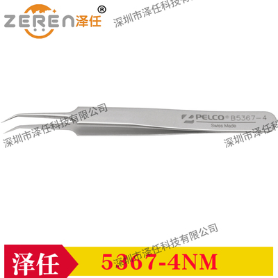 tedpella镊子5367-4NM 瑞士进口抗磁不锈钢尖头镊子5B.SA