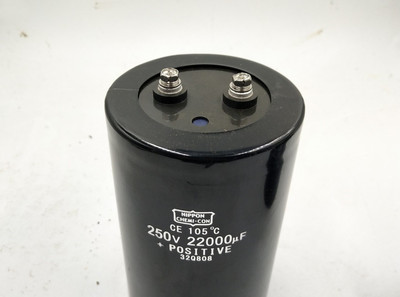 全新日本黑金刚 200V22000UF 螺丝脚 电解电容 250V22000UF