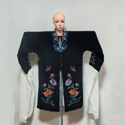 京剧青衣水袖厚绉对披