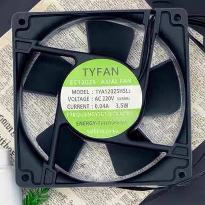 TYFAN全新TYA12025HSL2 AC 220V 0.04A 3.5W EC12025机柜散热风扇