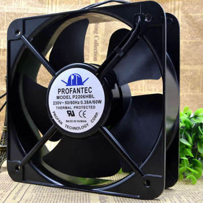 PROFANTEC P2206HBL 20/2CM 20060 220V 60W 金属耐高温 散热风扇