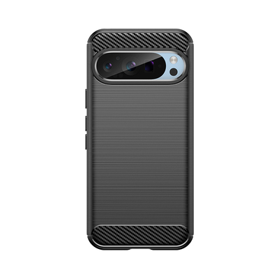 手机壳适用于谷歌PIXEL9PRO拉丝PIXEL9PROXL超薄PIXEL9碳纤维纹PIXEL9A防摔软壳保护套