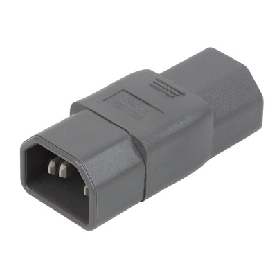 WA-0168 IEC 320 C14 to C21 Ac Adapter,C14转C21电源转换头灰色
