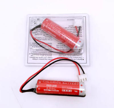 FX2NPLC电池MAXELL3.6V日本原装ER6CF2-40BL现货