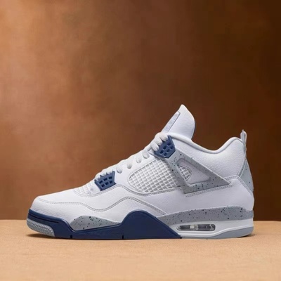 2025冬季新款aj4灰兔子男鞋白奥利奥女鞋电母午夜蓝黑猫篮球鞋