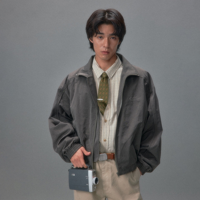 化学制品 大阪雨夜航站 厚实运动夹克 J3_DGY/KHI_TRACKJACKET