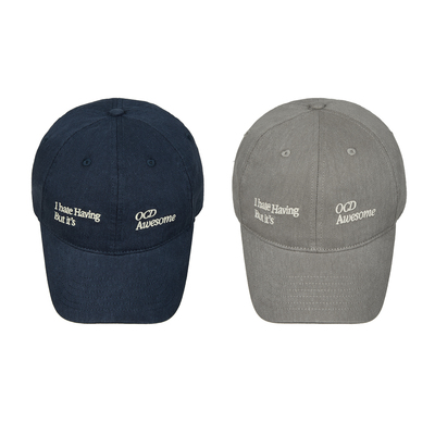 化学制品 “强迫症的心情” 档案棒球帽 C1_NVY/GRY_CAP