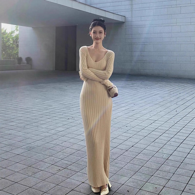 气质长裙女高端精致显身材连衣裙