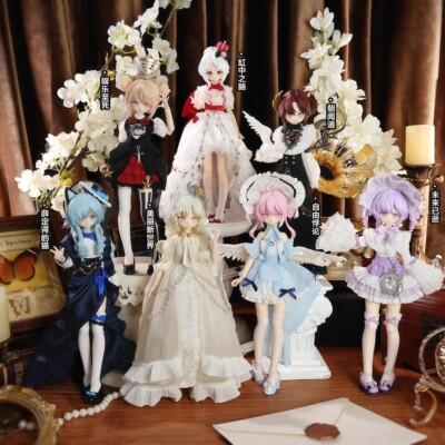 正版悸动瞬息BJD悖论世界可动人偶盲盒娃娃换装摆件脖新年物