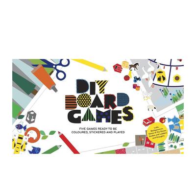 【现货】DIY卡片游戏DIY Board Games英文儿童趣味Inca Starzinsky Laurence King盒装精装进口原版书