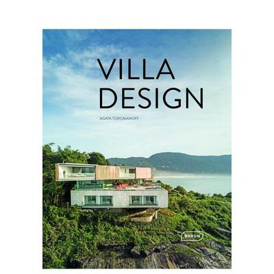 【现货】别墅设计Villa Design英文建筑设计风格与材料构造Agata Toromanoff精装BRAUN进口原版书9783037682630