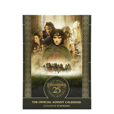 【预售】指环王：官方圣诞倒数日历 25件小礼物 The Lord of the Rings: The Official Advent Calendar 英文进口原版日历Warner