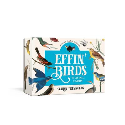【现货】艾芬鸟扑克牌英文文创卡牌进口原版图书Effin' Birds Playing CardsAaron ReynoldsClarkson Potter