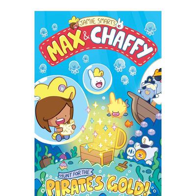 【现货】【麦克斯与查菲】4寻找海盗的金子【Max and Chaffy】 Hunt for the Pirate's Gold英文儿童漫画6-9岁平装Jamie Smart进口