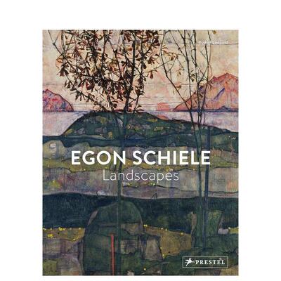 【现货】埃贡席勒 风景画Egon Schiele英文外国美术20世纪Rudolf Leopold简装Prestel进口原版书9783791383460