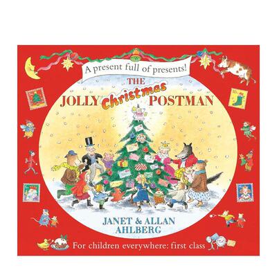 【现货】快乐的圣诞邮递员The Jolly Christmas Postman英文儿童绘本节日庆典3-6岁精装ALLAN AHLBERG进口原版书Little Brown Boo