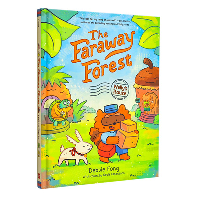 【现货】远方森林 沃利的邮路Faraway Forest英文儿童绘本插画师Debbie Fong精装6-9岁Chronicle Books进口原版书