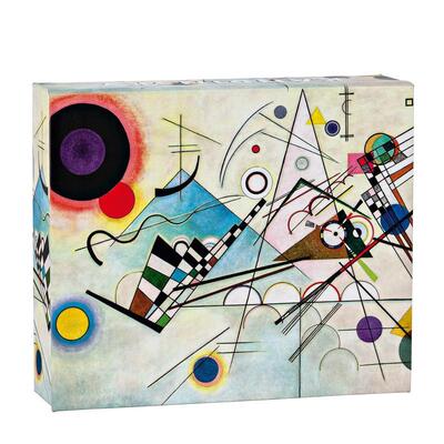 【预售】康定斯基问候卡Kandinsky QuickNotes Notecards英文文创卡牌teNeues盒装teNeues进口原版书9781623258429