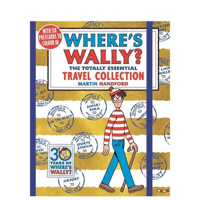 【现货】【威利在哪里】旅行套装【WHERES WALLY】 The Totally Essential Travel Collection英文儿童趣味3-6岁平装Martin Handf