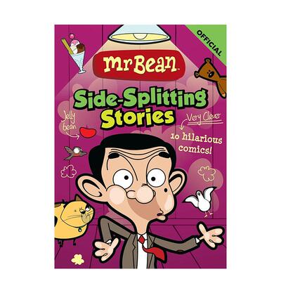 【预售】憨豆先生的爆笑故事集10个爆笑漫画故事Mr Bean's Side-Splitting Stories英文儿童漫画Official Mr Bean平装Orchard Boo