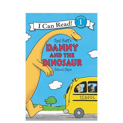 【现货】丹尼和恐龙 上学的日子【I can read】Danny And The Dinosaur英文儿童分阶阅读Syd Hoff平装3-6岁Harpercollins进口原版