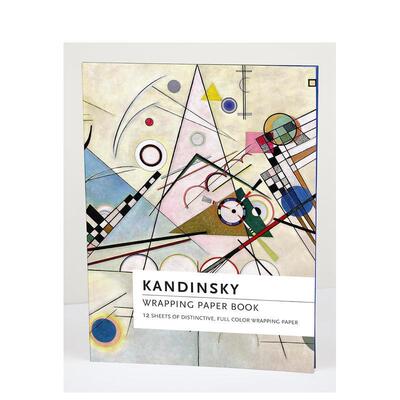 【预售】康定斯基包装纸Vasily Kandinsky Wrapping Paper Book英文文创包装纸Vasily KandinskyteNeues进口原版书9781623259198
