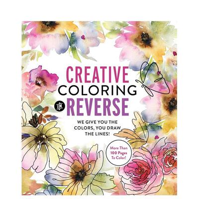 【预售】逆向创作着色Creative Coloring in Reverse英文生活综合Editors of Chartwell Books平装进口原版书Chartwell Books9780