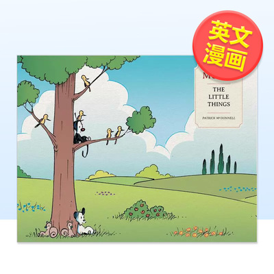 【现货】玛茨漫画精选集 微小而确定的幸福Mutts英文漫画Patrick McDonnell平装Andrews McMeel Publishing进口原版书