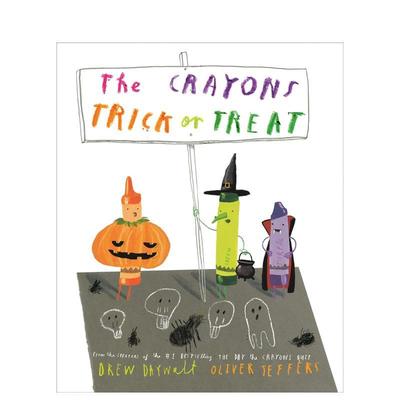 【现货】蜡笔们的万圣节【Oliver Jeffers】The Crayons Trick Or Treat英文儿童绘本插画师3-6岁精装Jeffers  Oliver进口原版书P