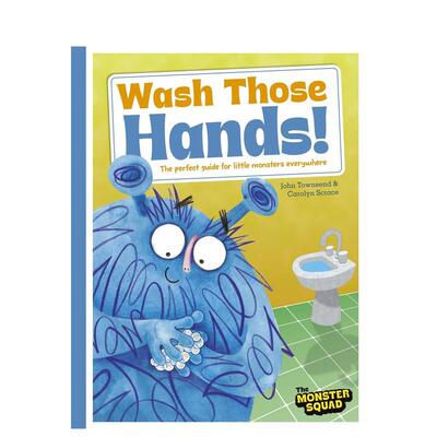 【预售】怪物礼仪洗洗小手Monster Manners英文儿童绘本IP系列John Townsend平装Bonnier Books3-9岁进口原版书9781835871201
