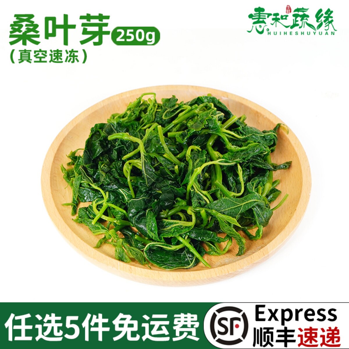 桑叶芽新鲜冷冻桑叶苗食用上汤特色蔬菜嫩桑叶菜尖半成品餐饮商用