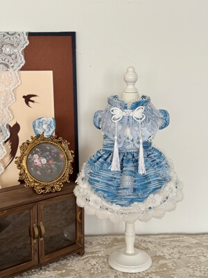 AW宠物服装放掉毛猫咪狗狗公主裙