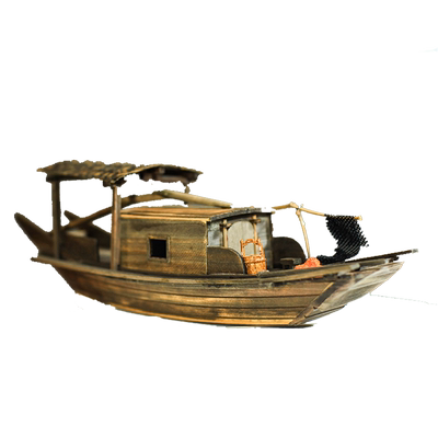 模型乌篷船宜栖中国风