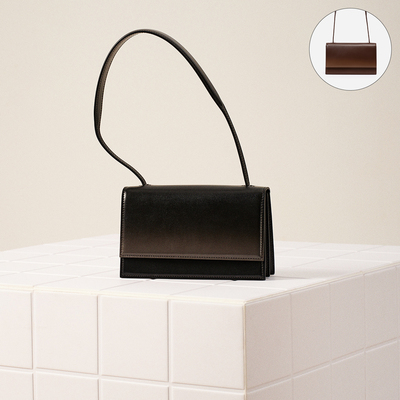 CREMAISH 26夏季新款 BRICK小号砖块手袋黑色斜挎包单肩包百搭