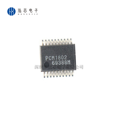 PCM1802DBR全新现货 PCM1802 贴片 封装SSOP20 音频模数转换器