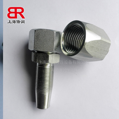 公制内螺纹 24°锥带O形圈轻系列可拆式芯式软管接头20418D 00518