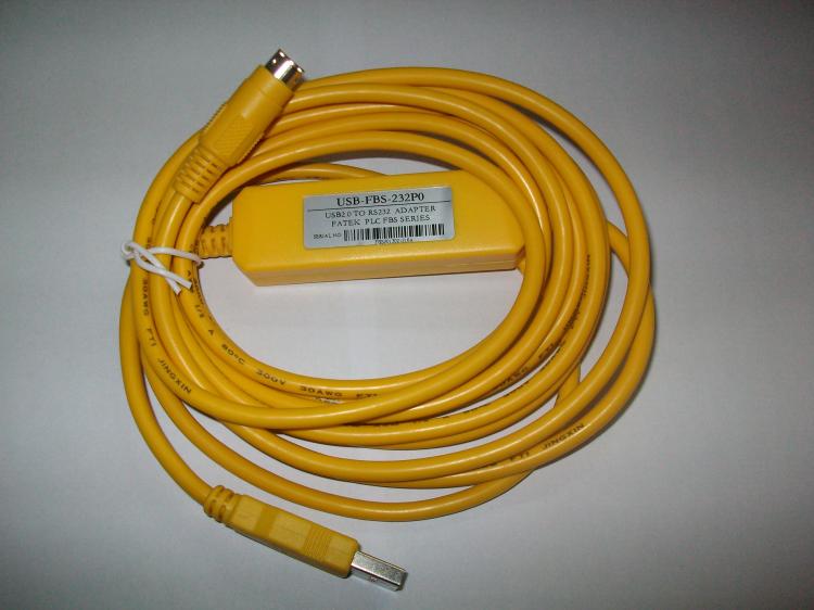 JXMCU_二代USB-FBS-232P0适用FATEK永宏FBS,B1Z PLC编程线圆口4针