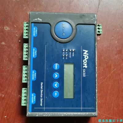 摩莎 MOXA Nport 5430I 串口联网服务器单主机议价