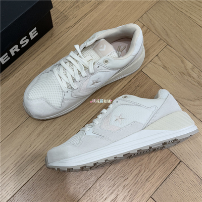 CONVERSE匡威 Wave Trainer 灰白色接撞色低帮运动休闲鞋 A13462C