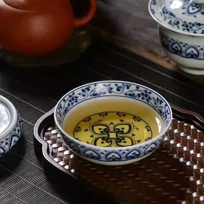 家用大号陶瓷景德镇单个盖碗