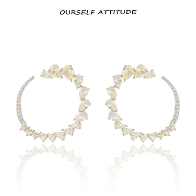 OURSELFATTITUDE独特小众女耳环