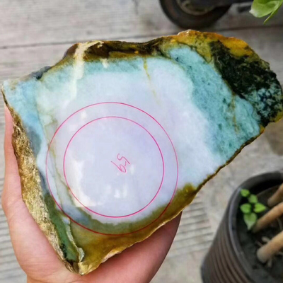 缅甸纯天然翡翠莫西沙黄翡