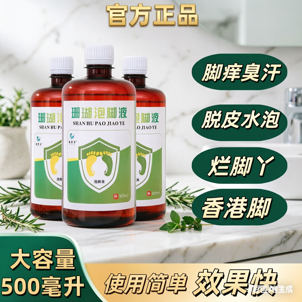 草本足部泡脚专用去真菌水泡脚喷雾足光粉水泡型珊瑚浴足剂泡脚液